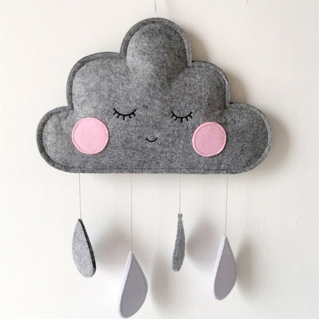 Cloud Raindrop Hanging Wall Decor